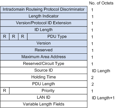 IS-IS Hello消息格式